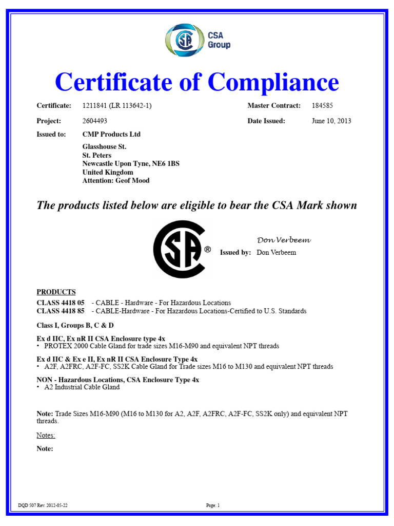 Csa PX2K A2 A2f A2frc A2f-Fc SS2K P2K | PDF | Manufactured Goods ...