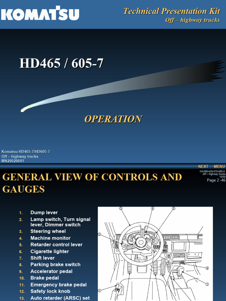 Preventive Maintenance HD465-7R | PDF | Switch | Brake