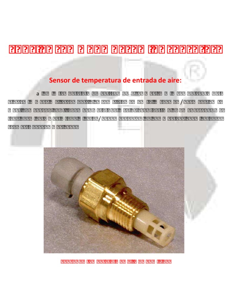 Sensores Del Auto FORD FIESTA | PDF