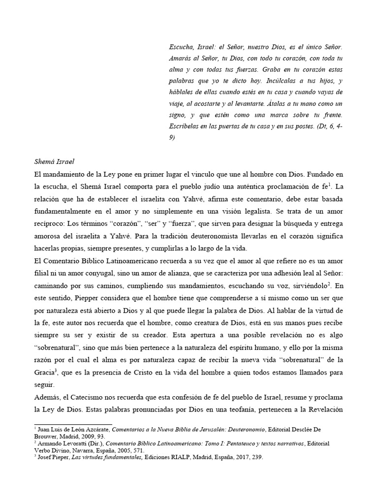 Sobre La Fe y El Primer Mandamiento | PDF | Fe | Papa Benedicto Xvi