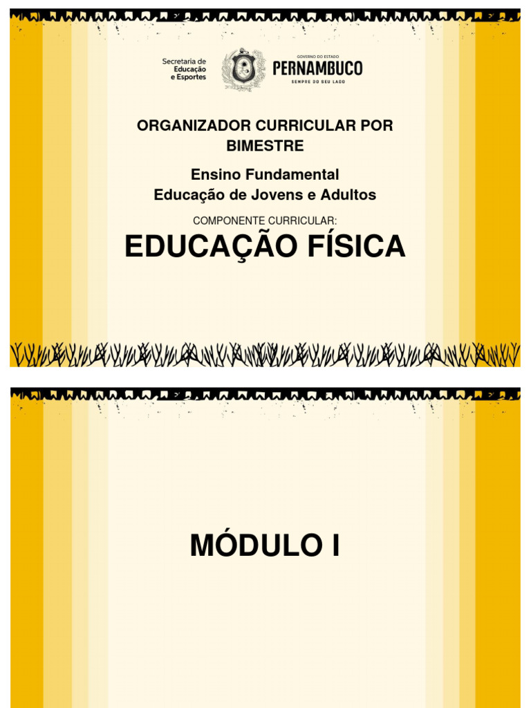 Organizador Curricular EDUCAÇÃO FÍSICA | PDF | Ginástica | Danças