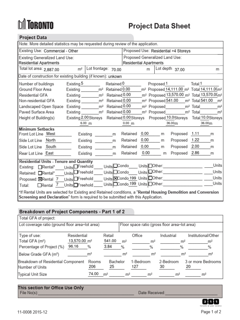 PLN - Project Data Sheet - 20. Project Data Sheet (2) | PDF | Buildings ...