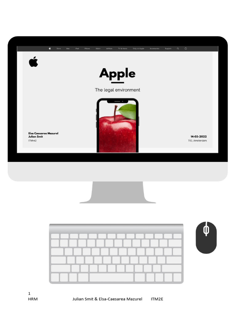 HRM Apple JulianSmit&Elsa-CaesareaMazurel ITM2E 2 | PDF | Business