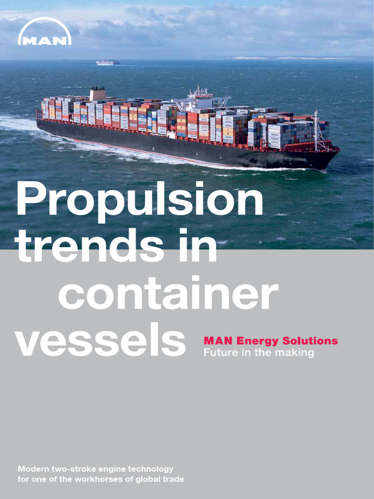 Propulsion Trends In Container Vessels Pdf Containerization Shipping