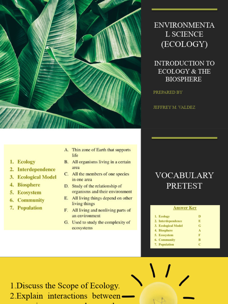 Ecology The Biosphere | PDF | Ecology | Aquatic Ecosystem
