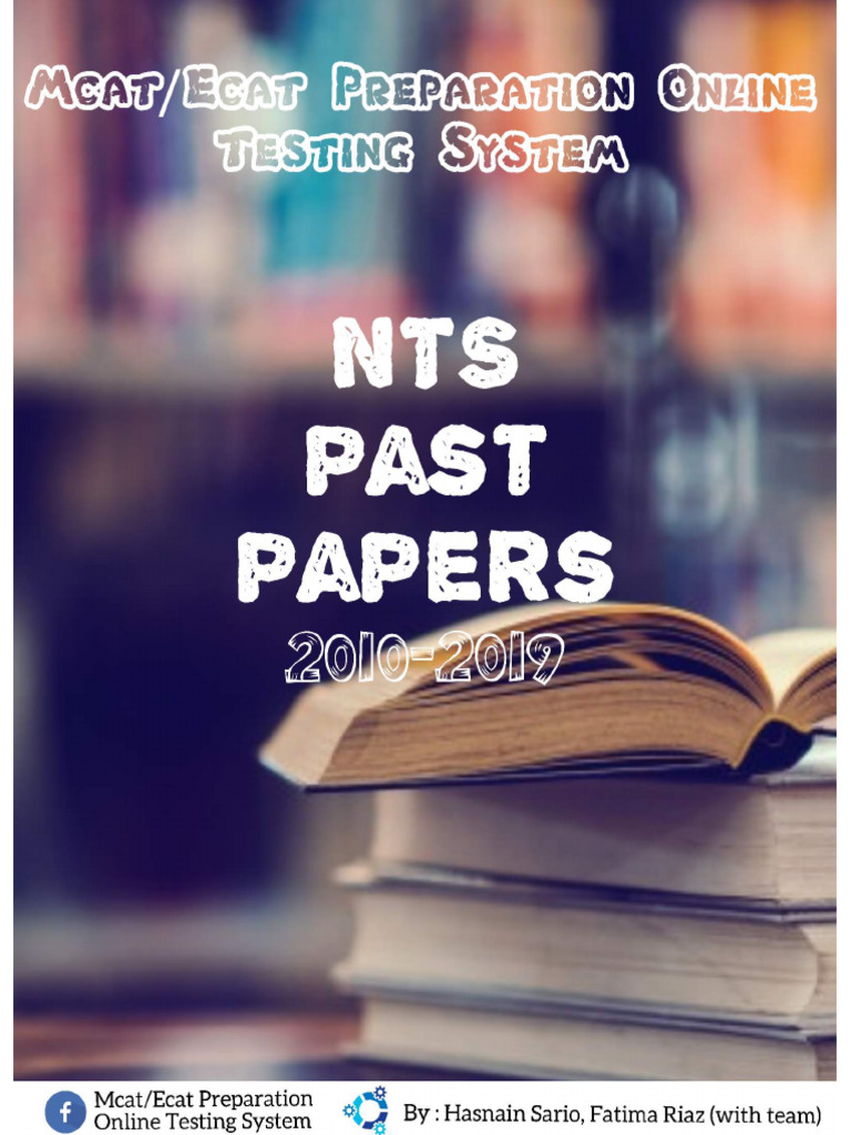 NTS Past Paper 2010 2019 2 1 | PDF