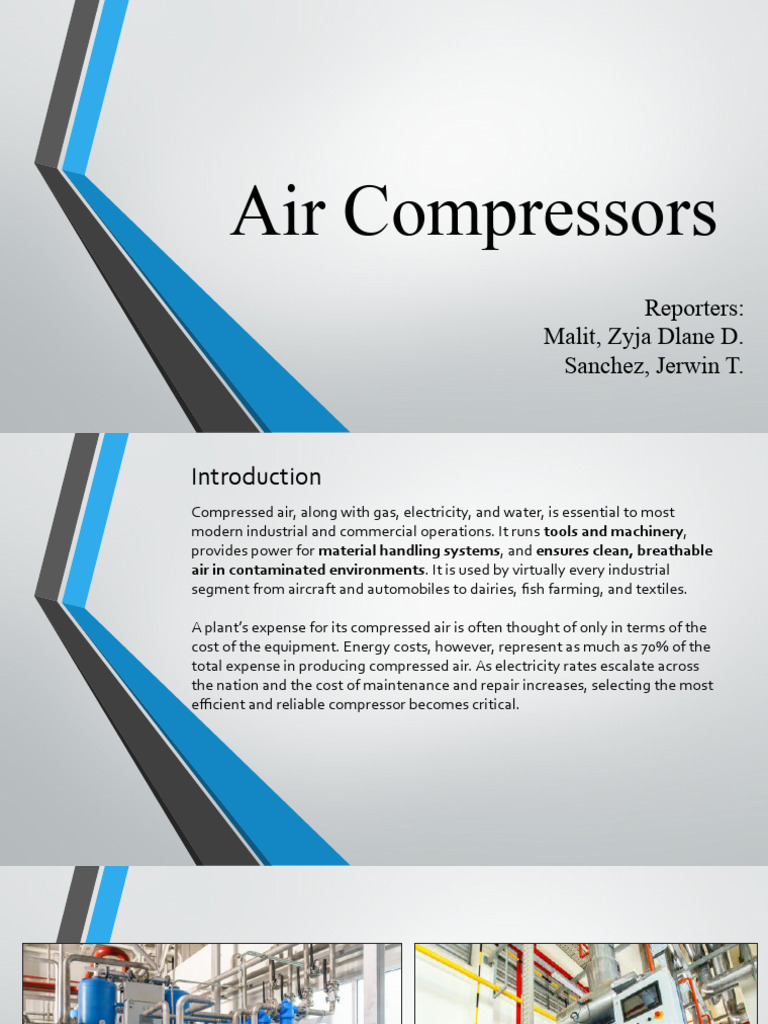 Air Compressors | PDF | Pump | Manufactured Goods