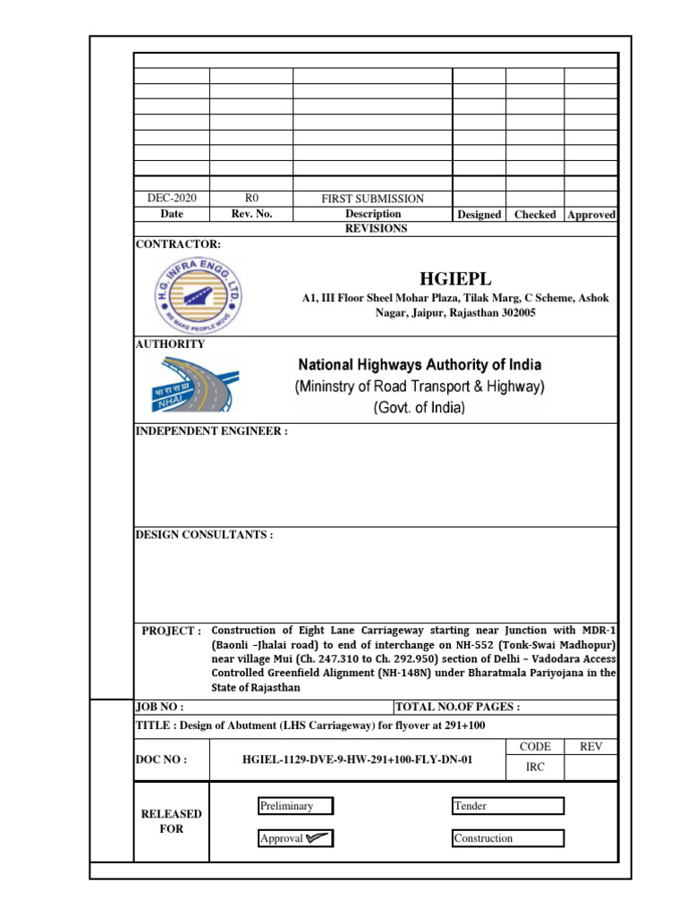 Hgiel 1129 Dve 9 HW 291+100 Fly DN 01 | PDF