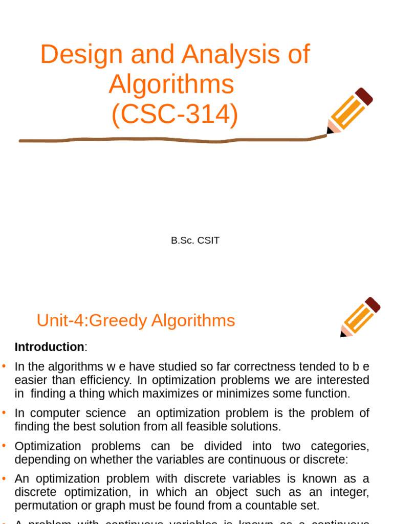 DAA Unit 4 | PDF | Mathematical Optimization | Computing