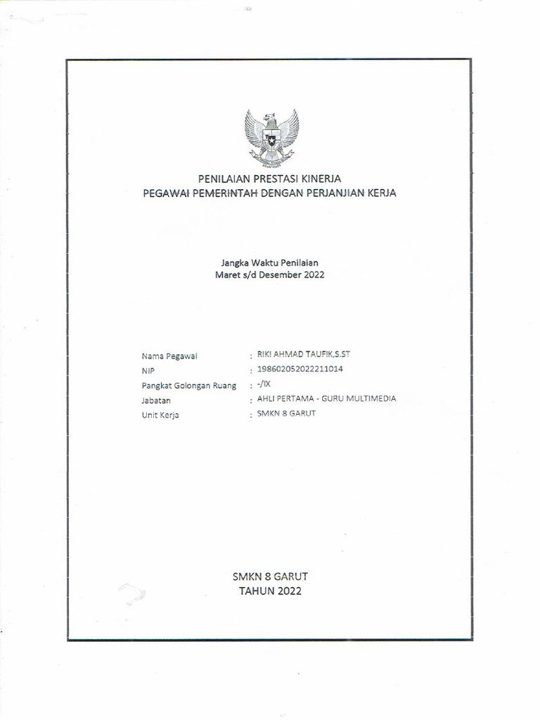 Riki Ahmad Taufik, S.st. | PDF