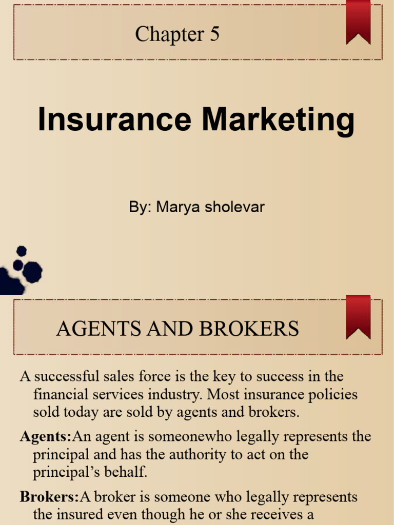 Insurance Marketing Strategies | PDF | Finance & Money Management