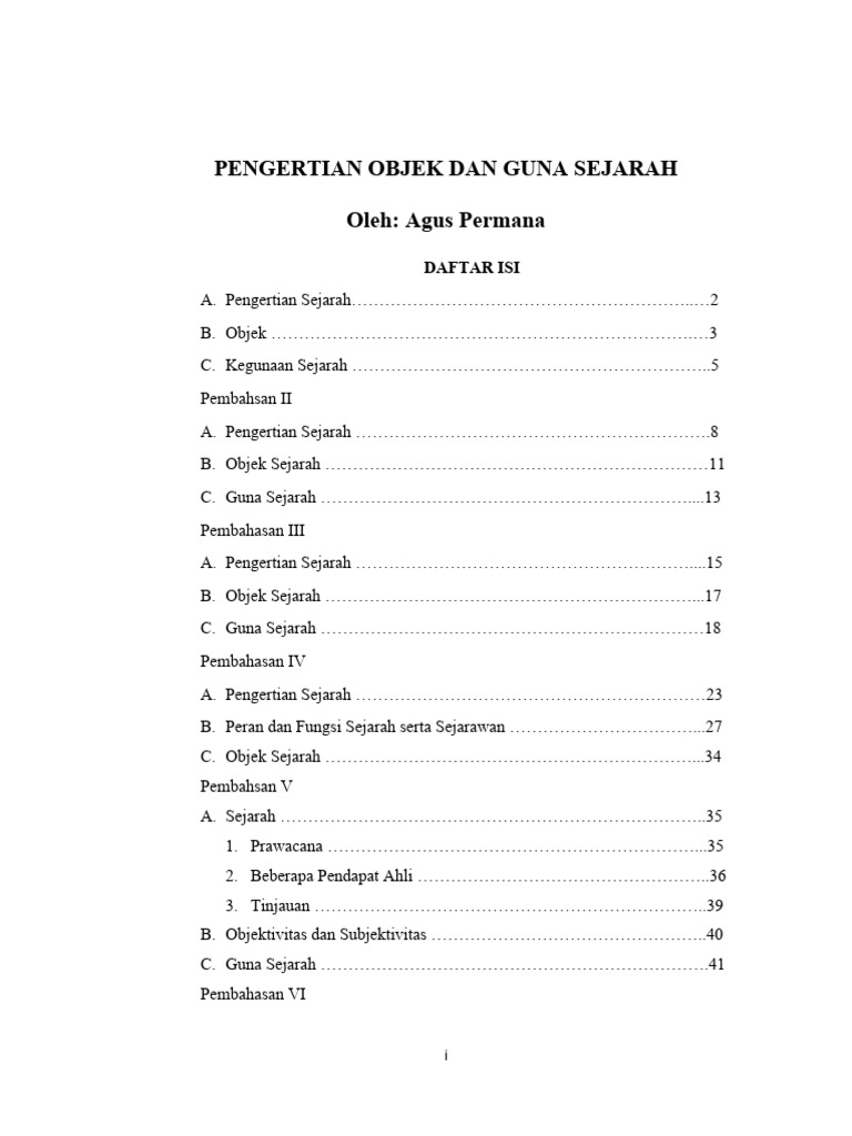 2 Pengertian Objek Guna Sejarah | PDF