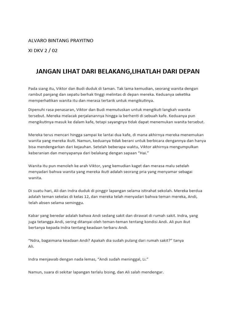 Alvaro Bintang Prayitno 300 Kata | PDF