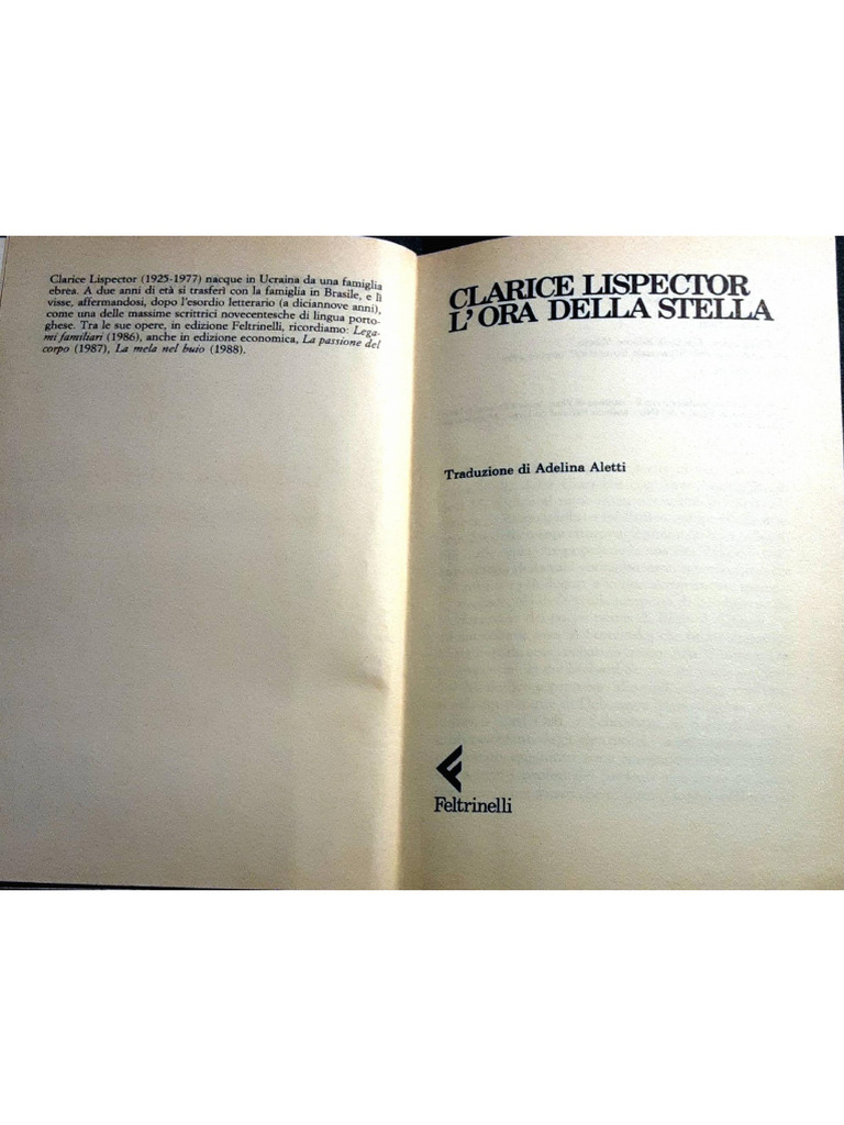 Lora Della Stella 1 | PDF