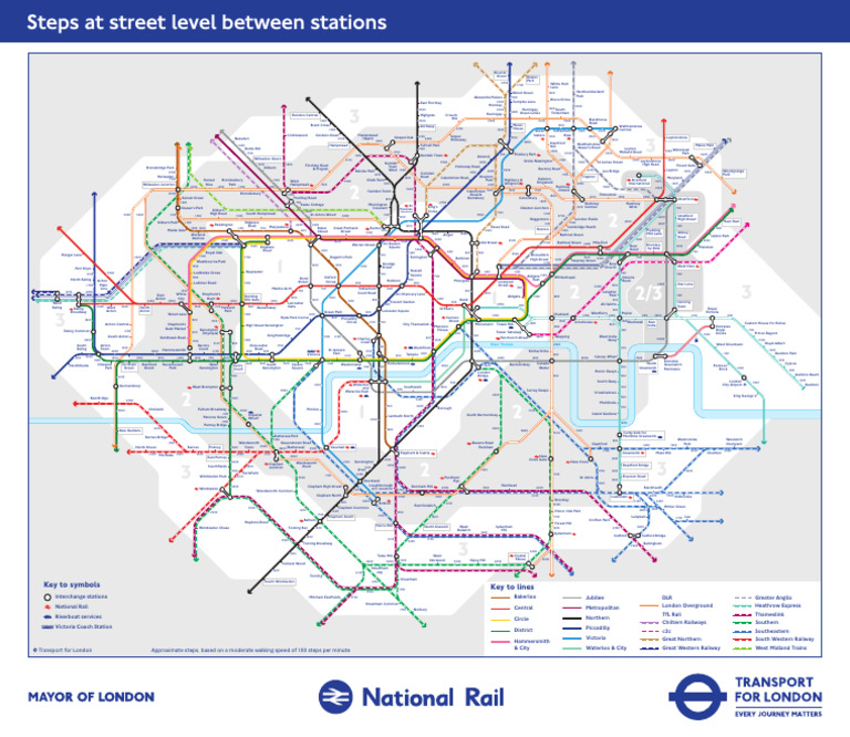 Steps Tube Map Zones 1 3 | PDF | London | England