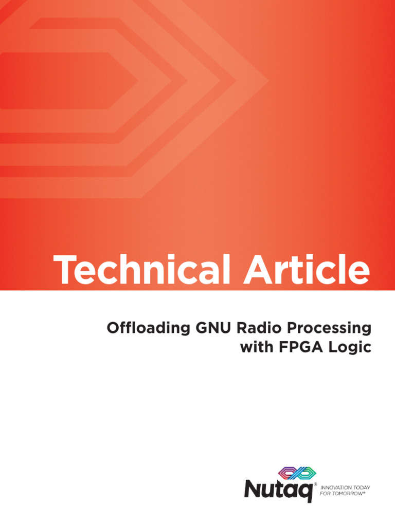 Offloading GNU Radio Processing With FPGA Logic | PDF