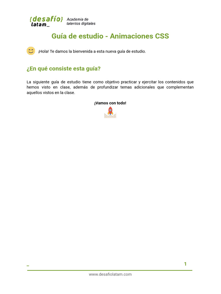 Guía CSS: Transiciones y Animaciones | PDF | Animación | Función (Matemáticas)