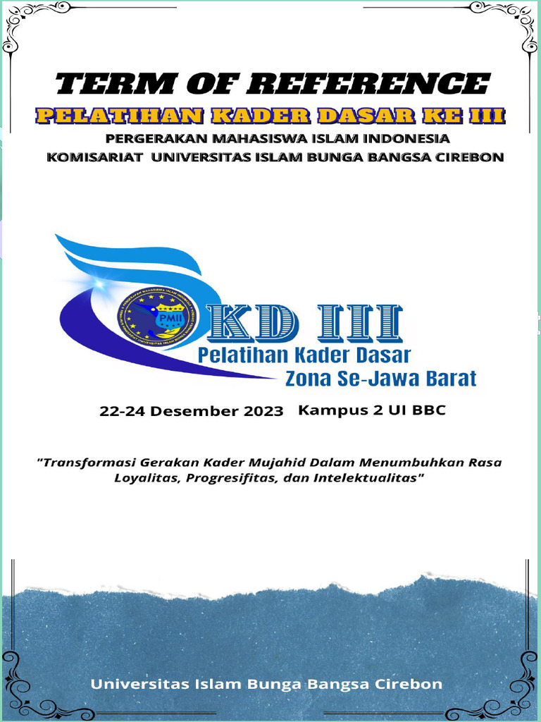 Tor PKD III PK Pmii Ui BBC 2023 | PDF