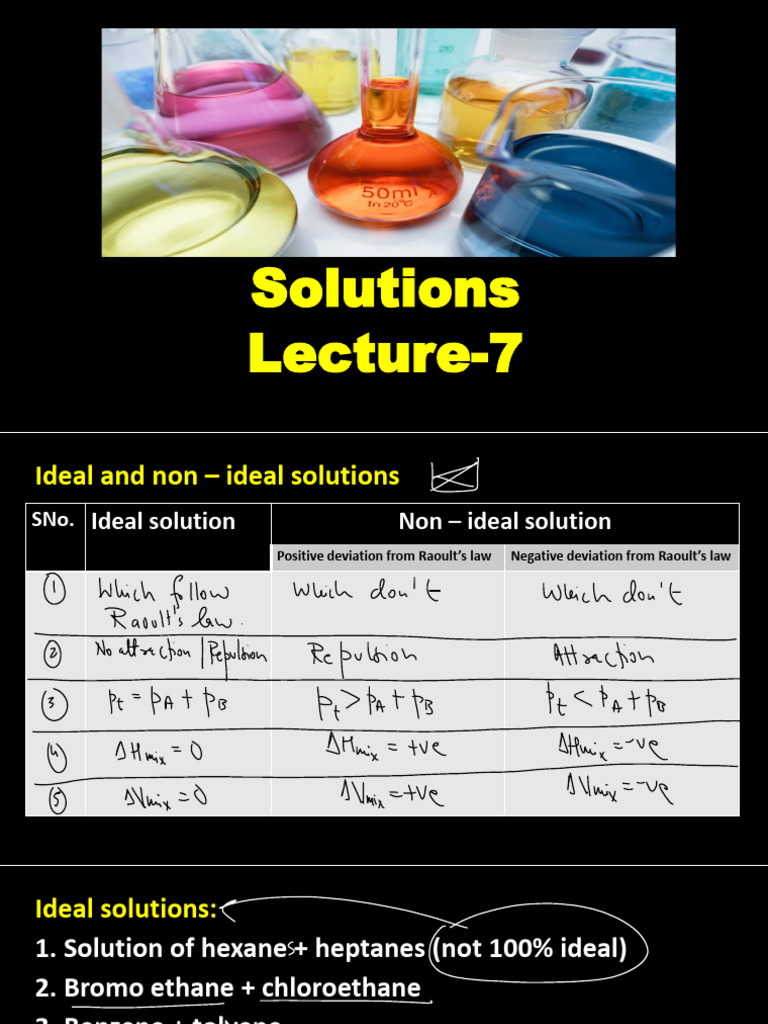 Solutions L7 Chemistry Class 12 Cbse by Ashu Sir | PDF