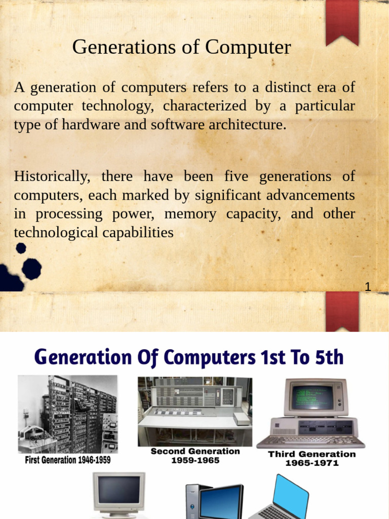 Gen of Computers | PDF | Integrated Circuit | Central Processing Unit
