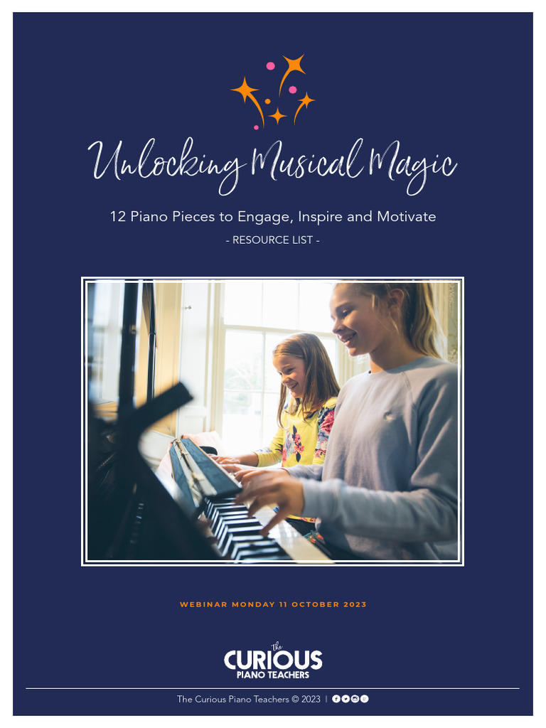 The Curious Piano Teachers - Unlocking Musical Magic Book Resource List | Download Free PDF ...