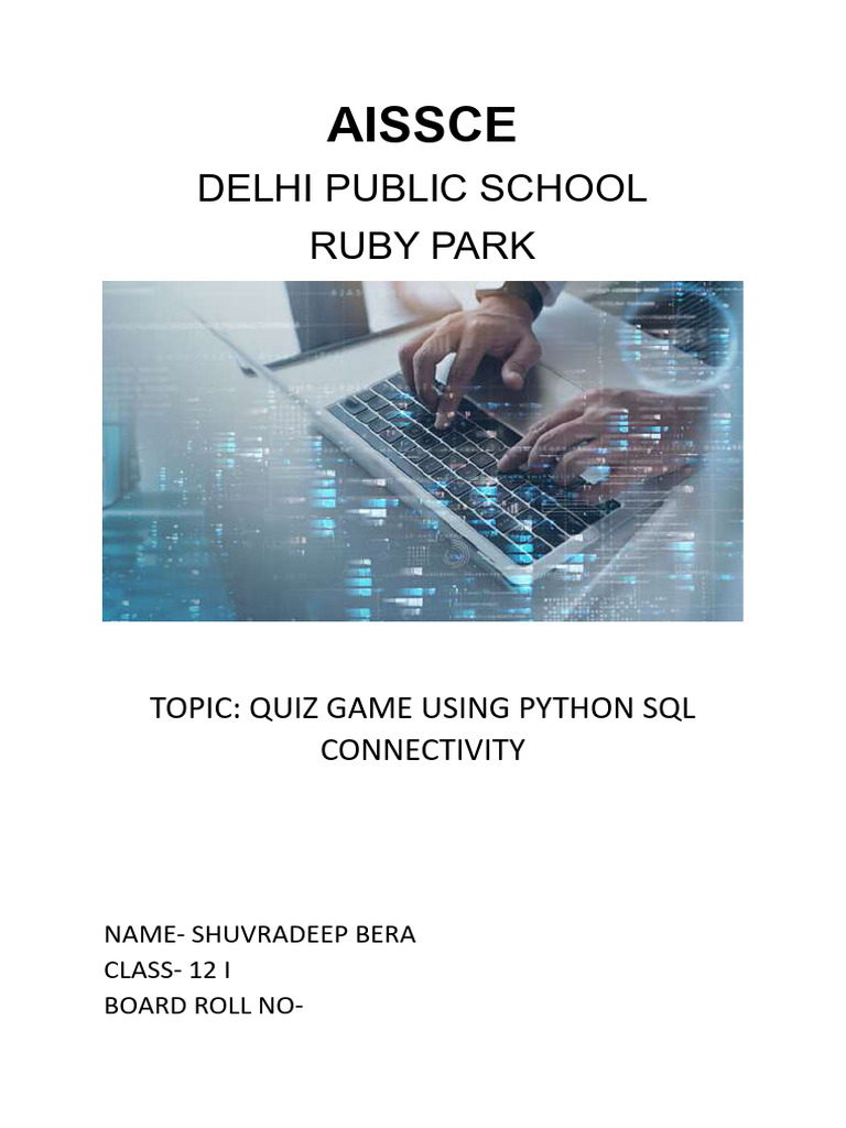 Computer Project Final | PDF | Databases | Computer Programming Computer Project Final | PDF | Databases | Computer Programming