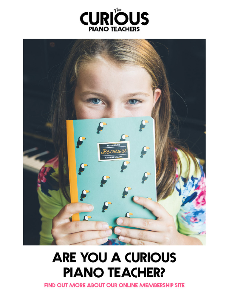 Online Membership for Piano Teachers | PDF | Teachers | Curiosity