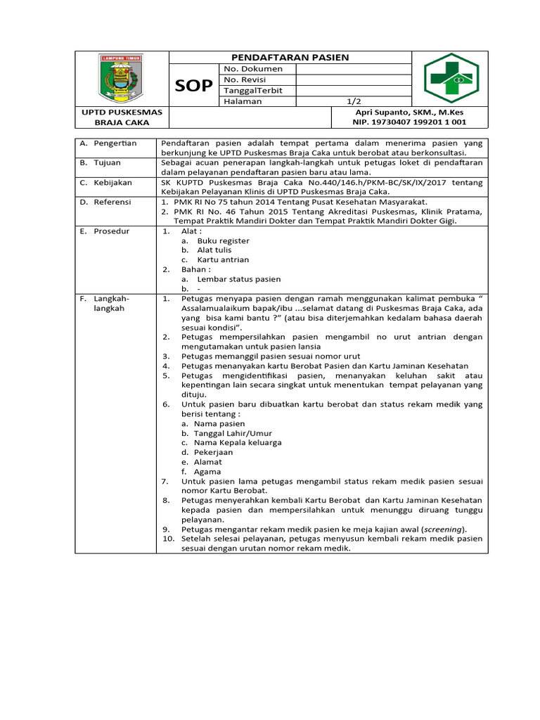 SOP KOORDINASI DAN Integrasi Pel Program | PDF | Sains & Matematika