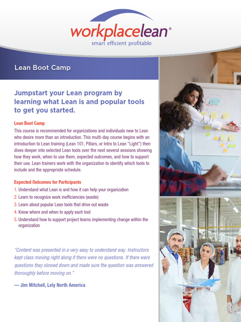 Training - Lean Boot Camp - Final | PDF