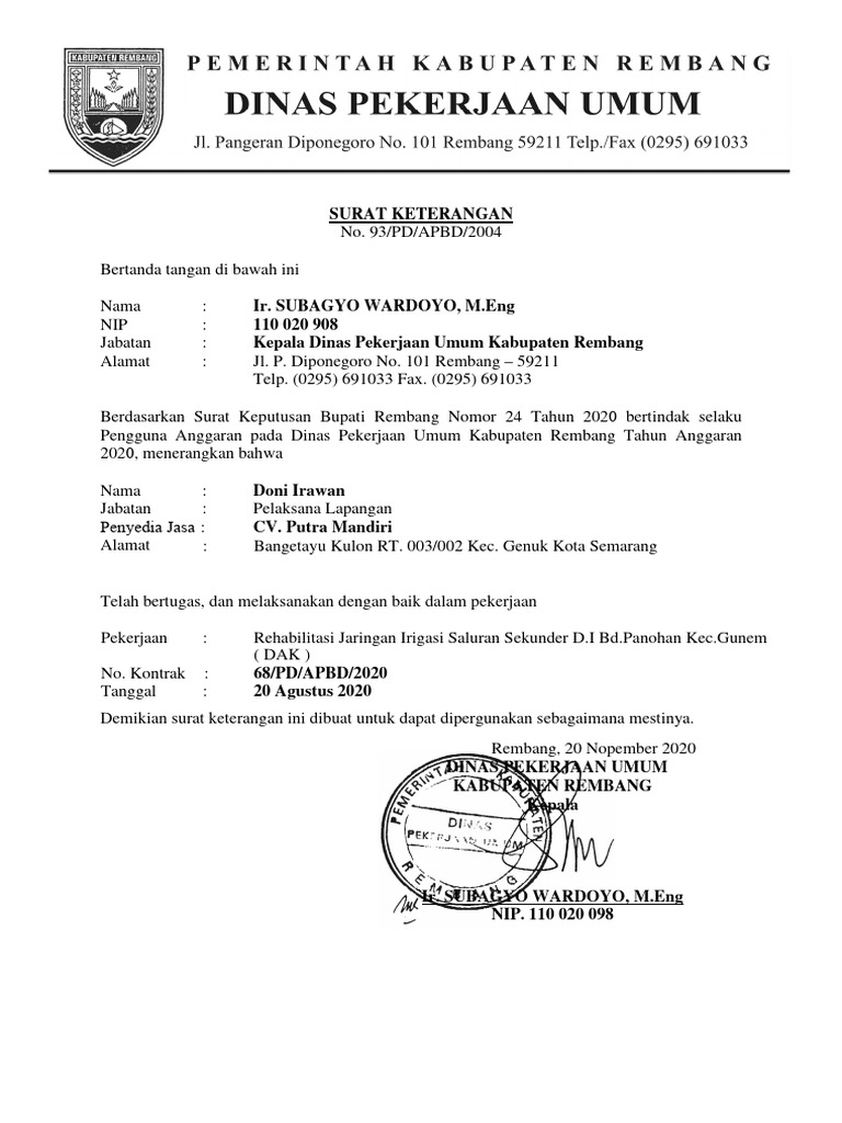 Doni Irawan 2020 | PDF