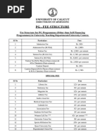 UG Fee Structure 2025-26 | PDF | College