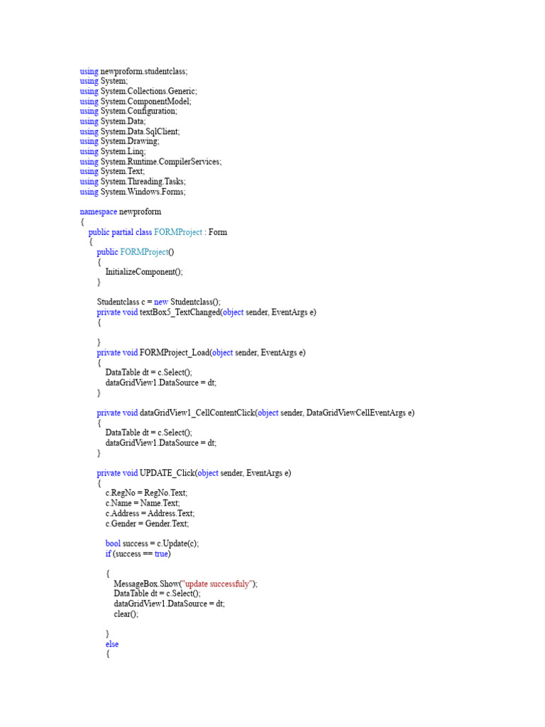 using newproform | PDF | Parameter (Computer Programming) | Databases