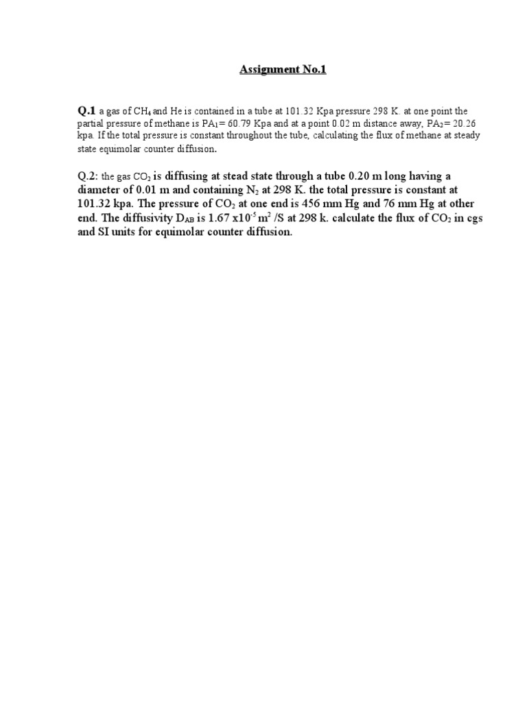 Assignment No.1 | PDF