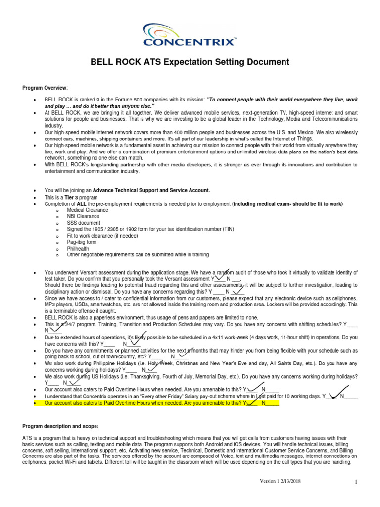 ATS Agent Expectation Document - January 2021 | PDF | Internet | Computing