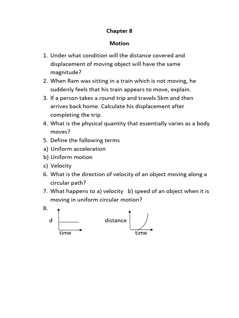 Class 9th Assignment | PDF | Velocity | Force