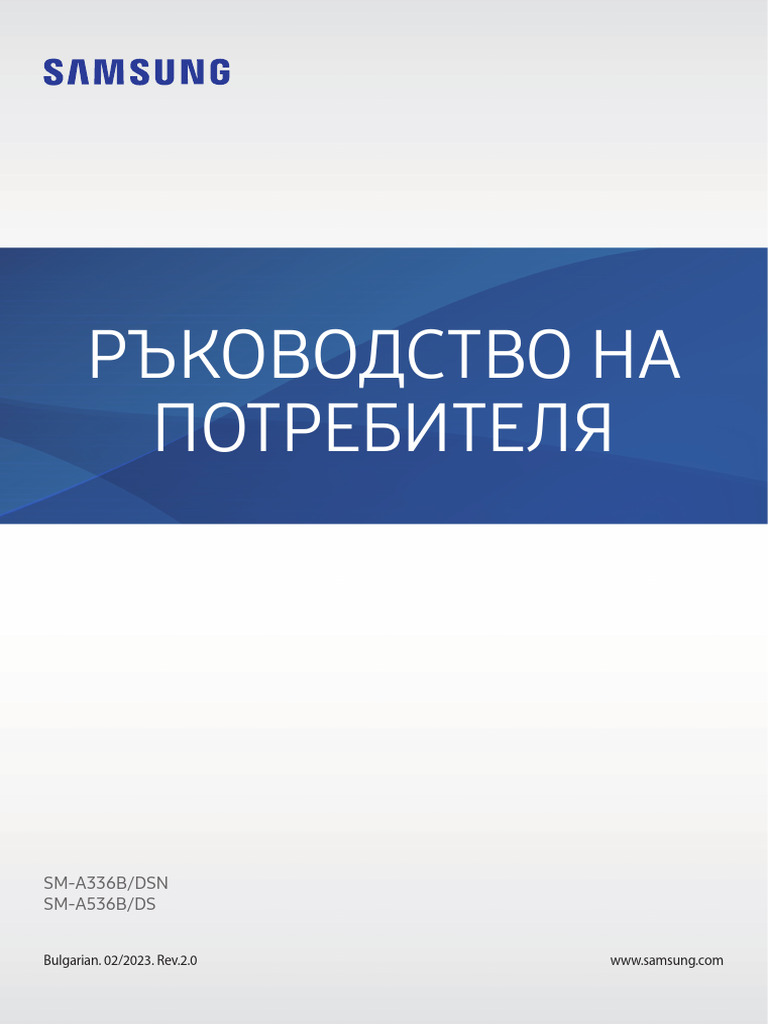 SM-A336B_A536B_DS_UM_Open_TT_Bul_Rev.2.0_230213 | PDF