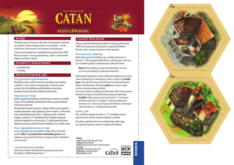 CATAN Zostanwdomu | PDF