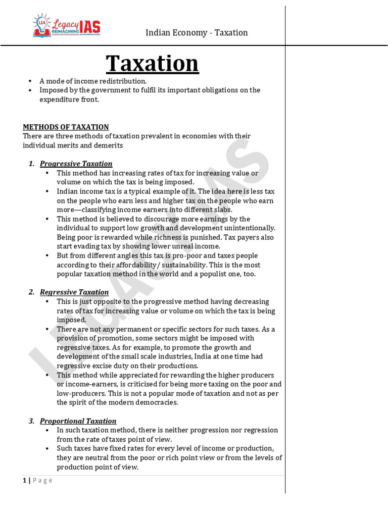 Module 8 Taxation | PDF