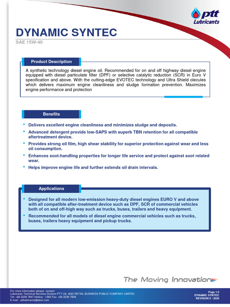 Dynamic Syntec | PDF
