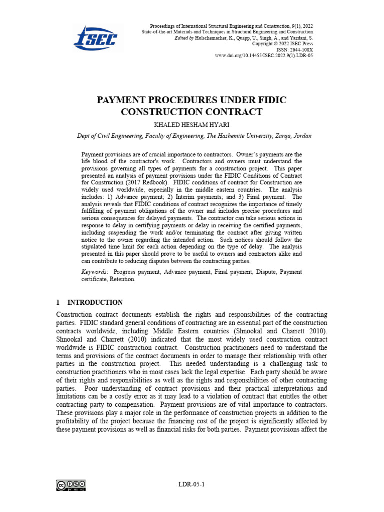 Interim Payment Certificate | PDF | Employment | Private Law