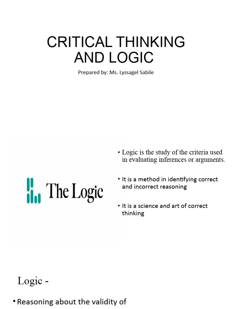 Logic Pdf Logic Argument