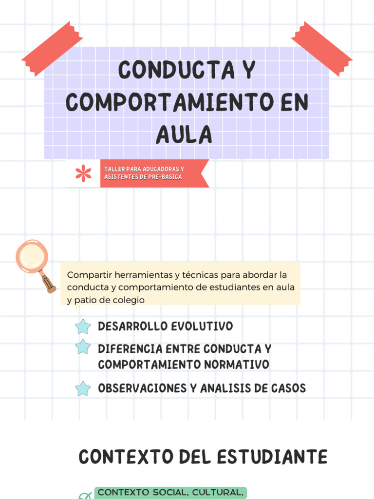 Proyecto de Conducta en el Aula | PDF | Comportamiento | Evolución