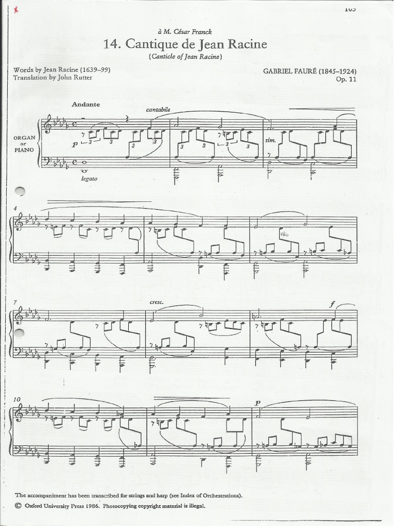 Cantic de Jean Racine | PDF