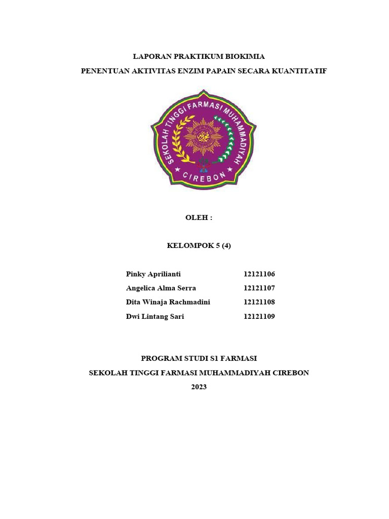 Aktivitas Enzim Papain Kuantitatif | PDF