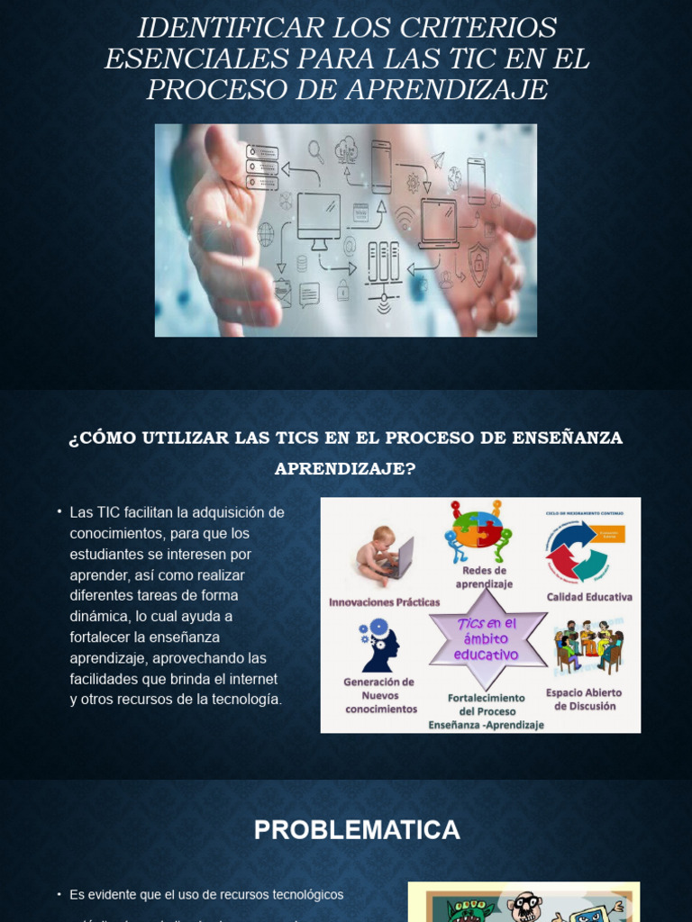 Ppt Tic Exito Empresarial (1) | PDF | Tecnología de información y comunicaciones | Enseñando