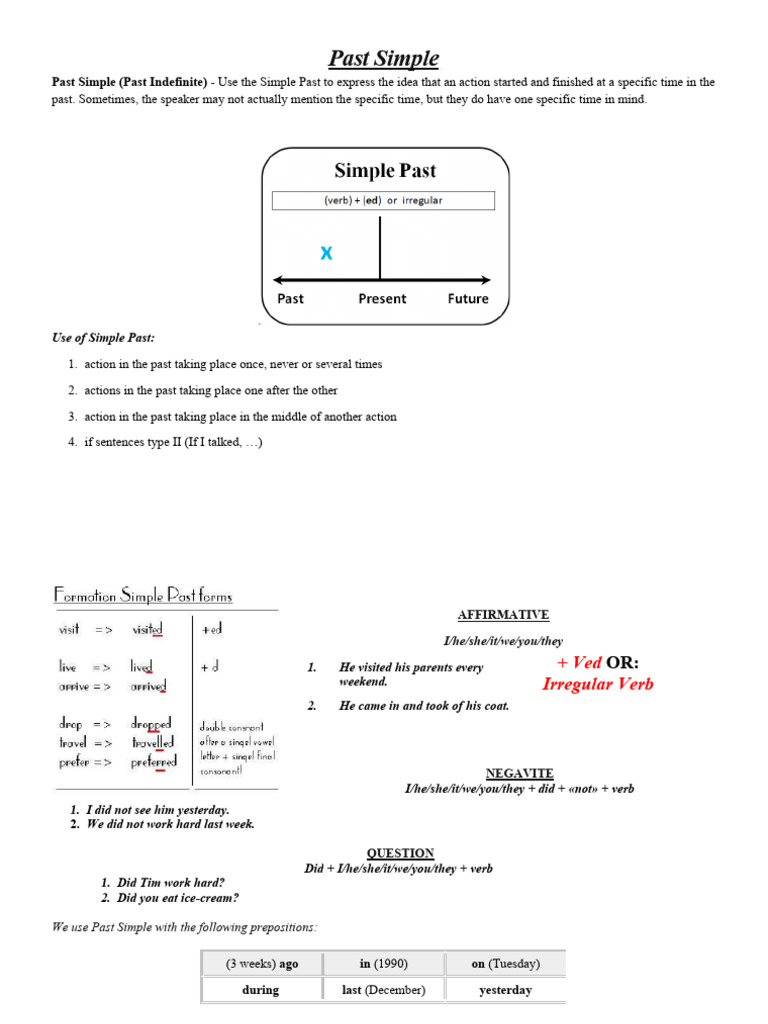 Past Simple | PDF