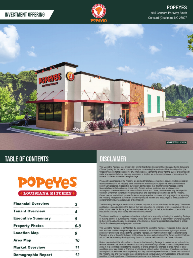 Popeyes Concord Charlotte NC | PDF | Business
