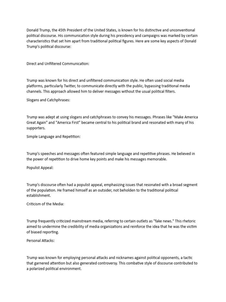 Donald Trump | PDF