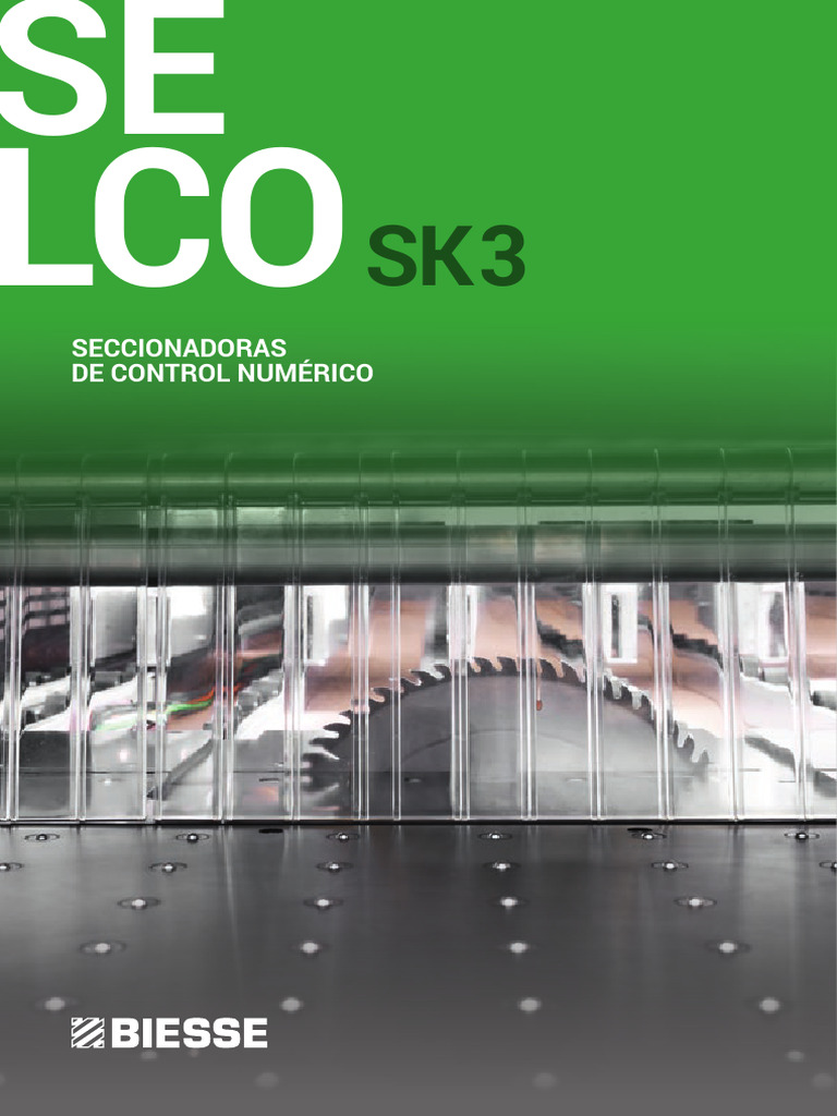 Selco SK3: Seccionadora Biesse Eficiente | PDF | Internet de las Cosas | Decibel