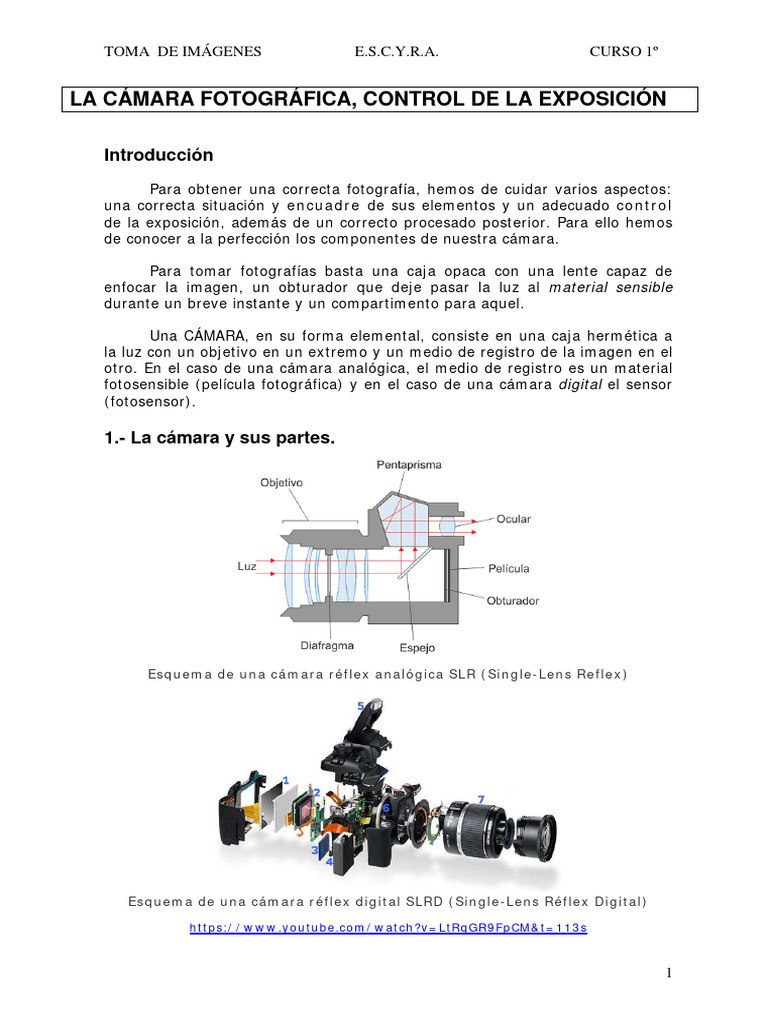 Controles de Camara | PDF | Exposición (fotografía) | Cámara